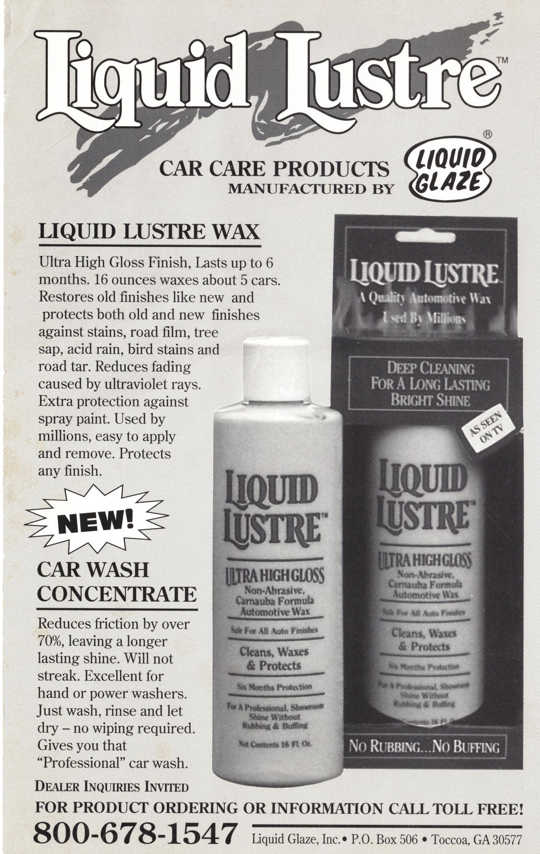 Liquid Lustre - The Original Automotive Pink Wax